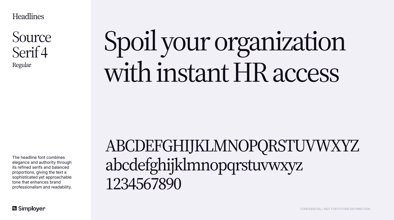 Simployer brand guidelines